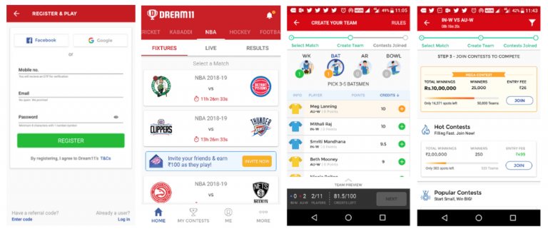 Fantasy Sports App like Dream11, Scraped into Playoff While Development ...